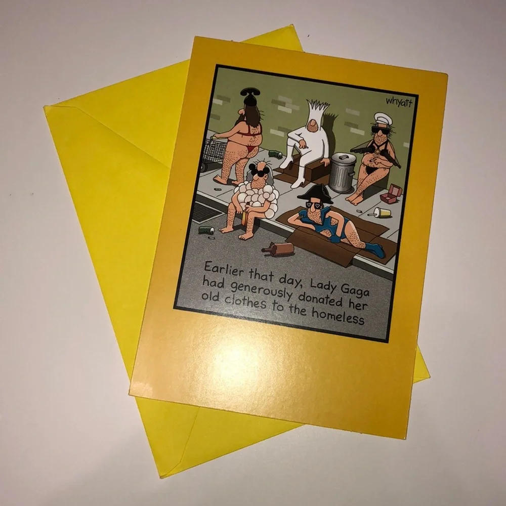 Party Supplies | Funny Lady Gaga Card | Poshmark